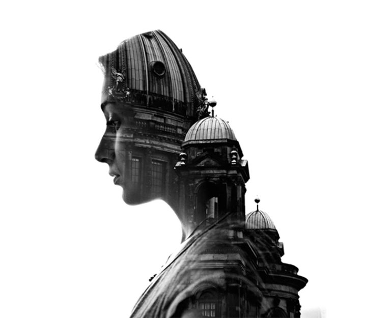 35 Double Exposure Photoshop Effect and Raw Camera