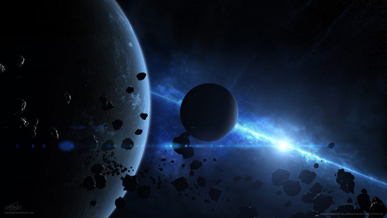 30 Awesome Planets and Space Art Scenes