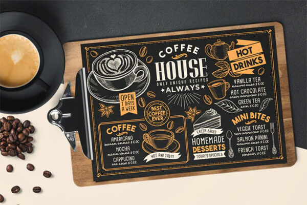 12 Customizable Coffee Shop Menu Templates