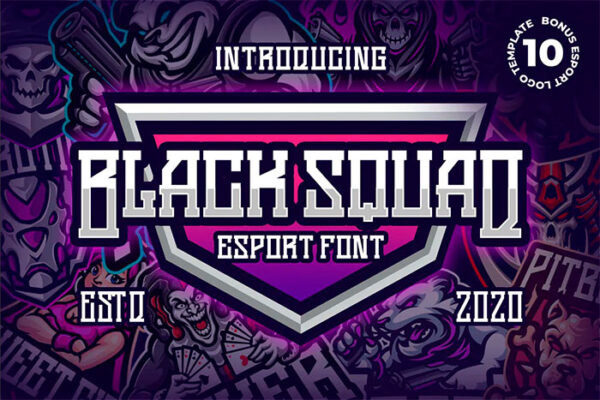 23 Energetic Game Fonts for Video Game Projects