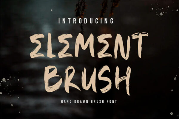 30 Aesthetic Brush Stroke Fonts for Designers