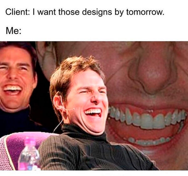 Funny Graphic Designer Memes with Shitty Clients