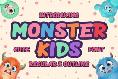 41 Spooky Monster Fonts: Including Monsters Inc. Movie Font