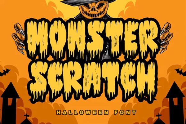 41 Spooky Monster Fonts: Including Monsters Inc. Movie Font