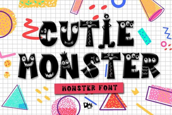 41 Spooky Monster Fonts: Including Monsters Inc. Movie Font
