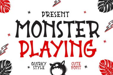 41 Spooky Monster Fonts: Including Monsters Inc. Movie Font